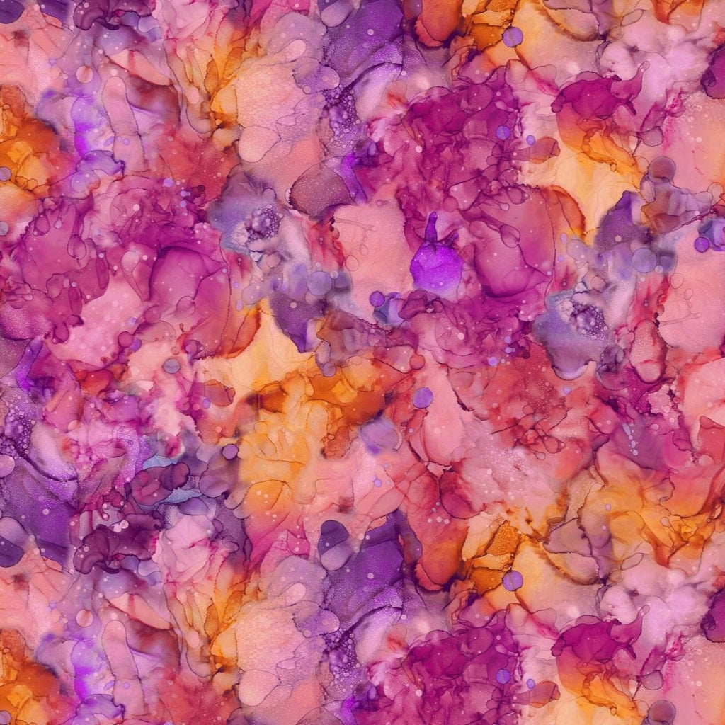 Hot Romance // Fluidity (1/4 yard) - Emmaline Bags Inc.