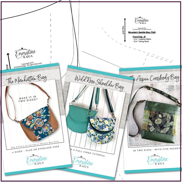 All Printed PAPER Sewing Patterns - Emmaline Bags Inc. – Page 2