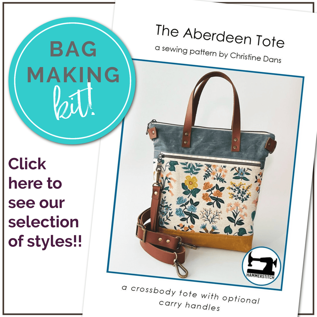 Aberdeen Tote - Complete Bag Making Kit - Emmaline Bags Inc.