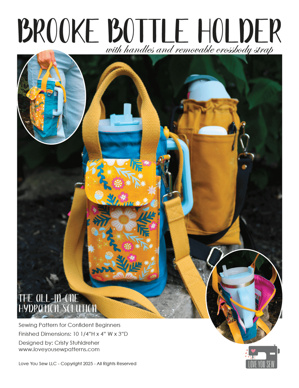 Brooke Bottle Holder by Love You Sew (Printed Paper Pattern) - Emmaline ...