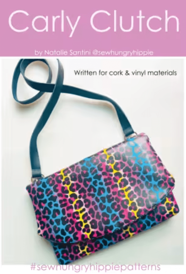 Carly Clutch (Paper Pattern) by Sew Hungry Hippie - Emmaline Bags Inc.