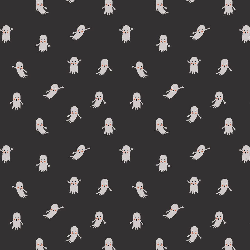 Ghosts in Black // Halloween by Rifle Paper Co (1/4 yard) - Emmaline ...
