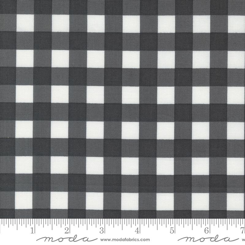 Gingham in Black // Coriander Colors for Moda (1/4 yard) - Emmaline ...