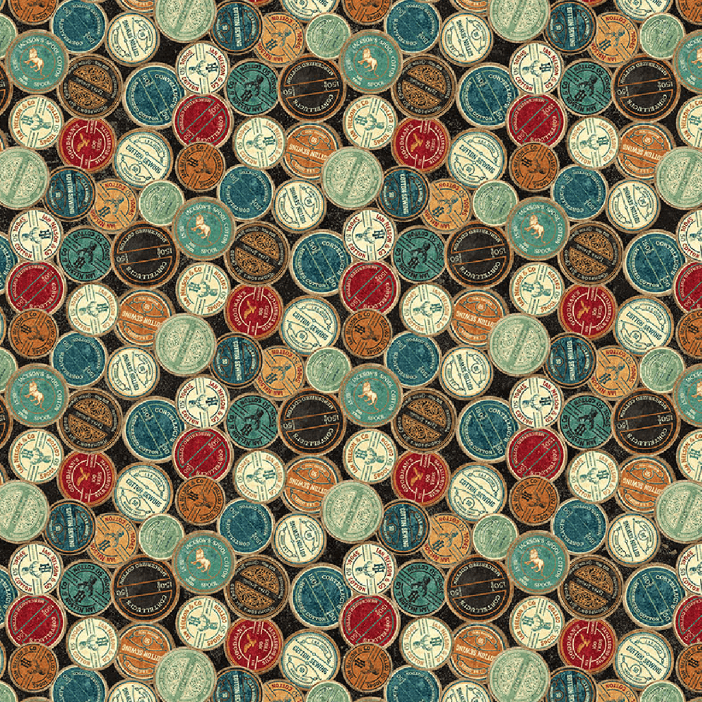 Labels // Stonehenge Stitchin' for Northcott (1/4 yard) - Emmaline Bags ...