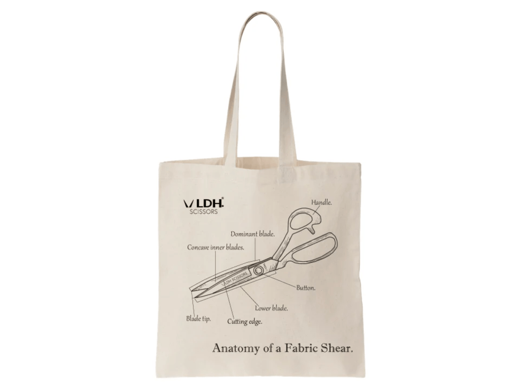 LDH Anatomy of a Fabric Shear Tote Bag - Emmaline Bags Inc.