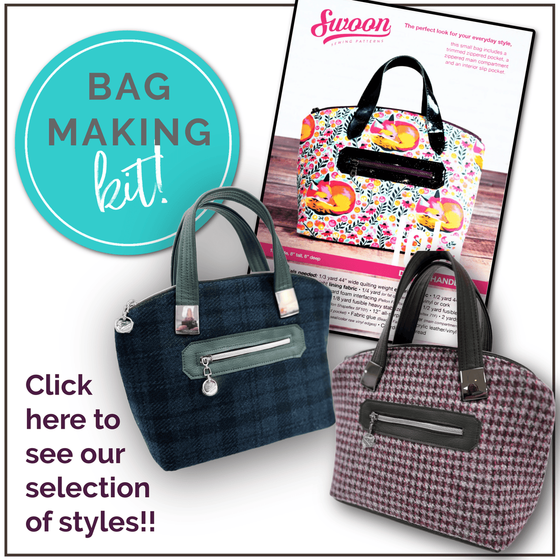 Bag Making Kits | Complete DIY Sewing Kits for Bags & Accessories ...