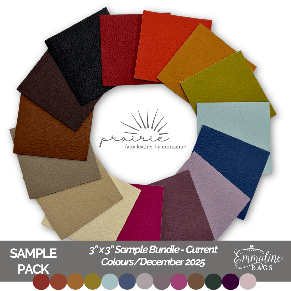 Prairie Faux Leather | SAMPLE RING | Emmaline Bags – Emmaline Bags Inc.