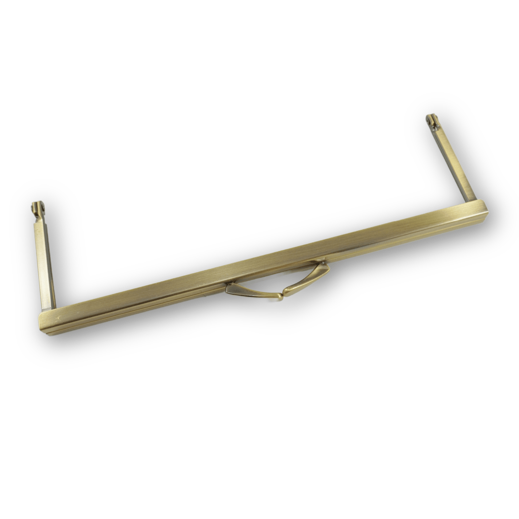 Rectangular, Hinged Purse Frame 8" x 2.5" - Emmaline Bags Inc.
