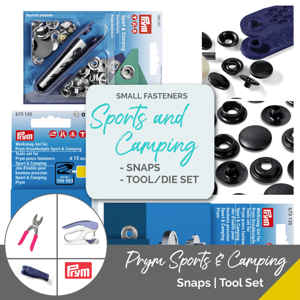 SPORT + CAMPING Non-sew Fasteners/Snaps - Emmaline Bags Inc.