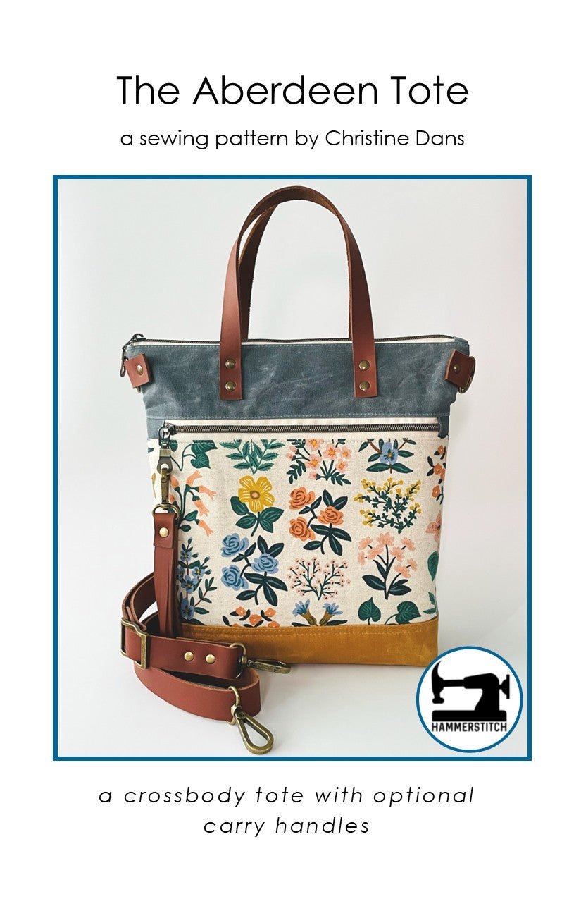The Aberdeen Tote by Hammerstitch (Printed Paper Pattern) - Emmaline ...