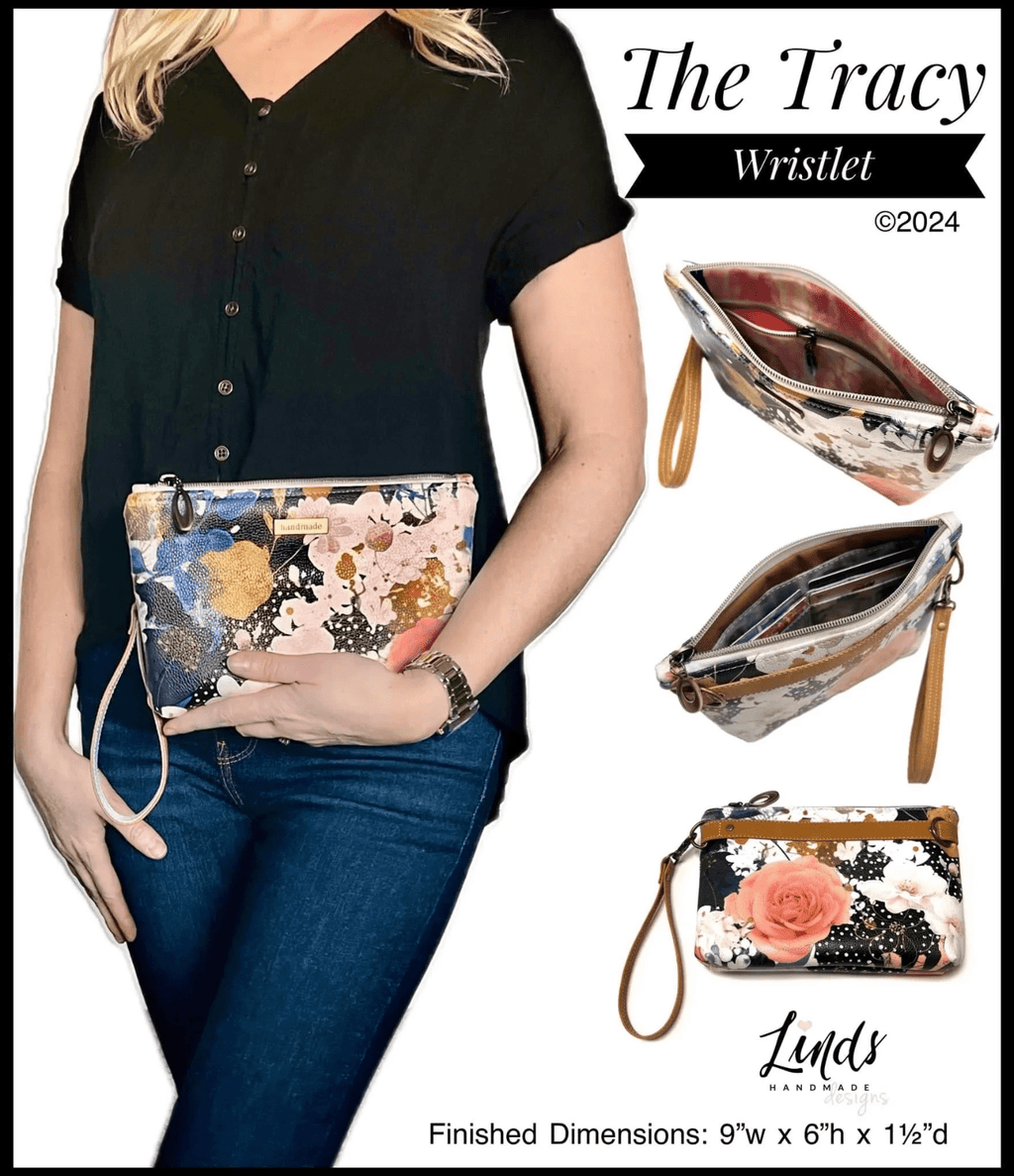 Tracy Wristlet by Linds Handmade (Printed Paper Pattern) - Emmaline ...