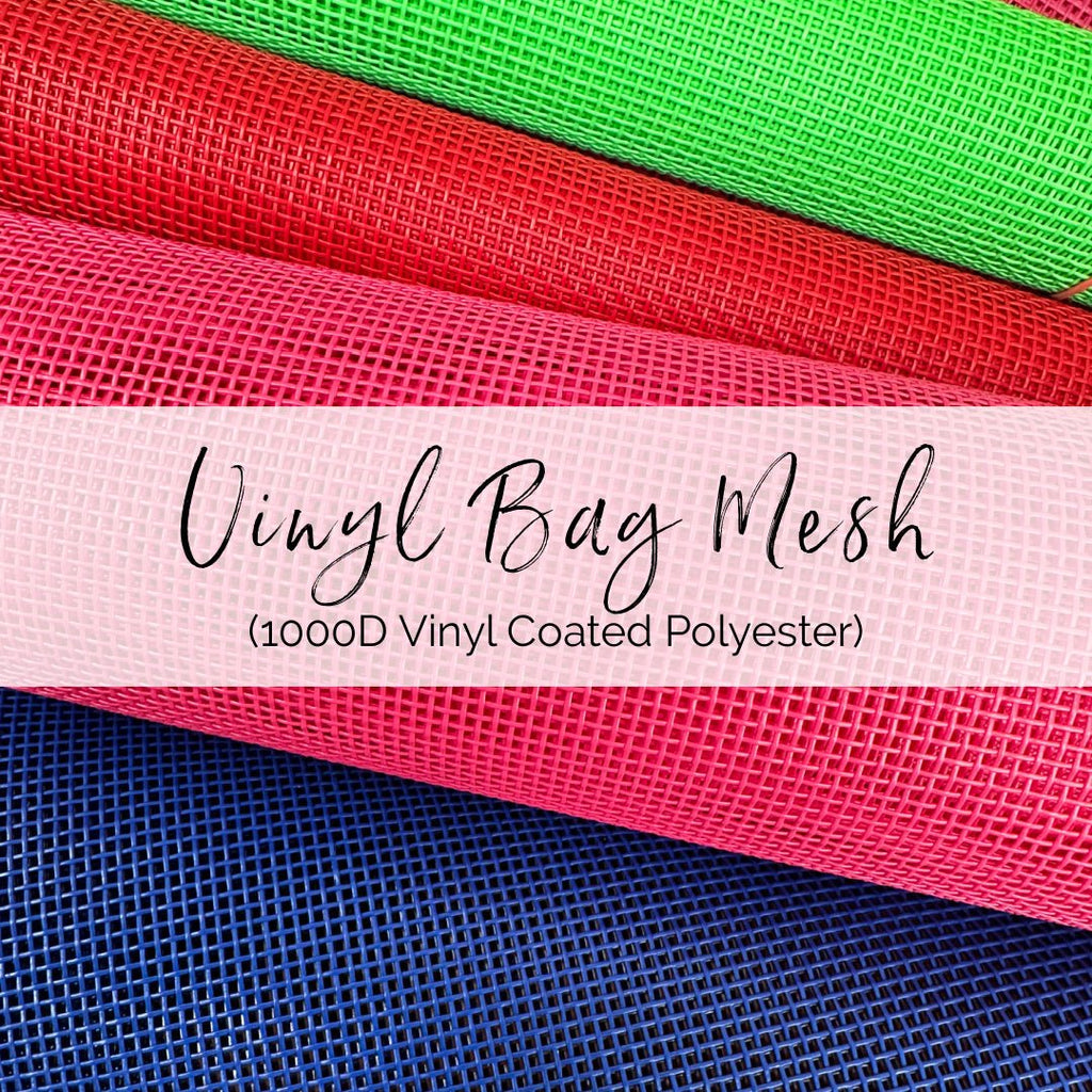 Vinyl Bag Mesh (18 in x 36 in) - Emmaline Bags Inc.