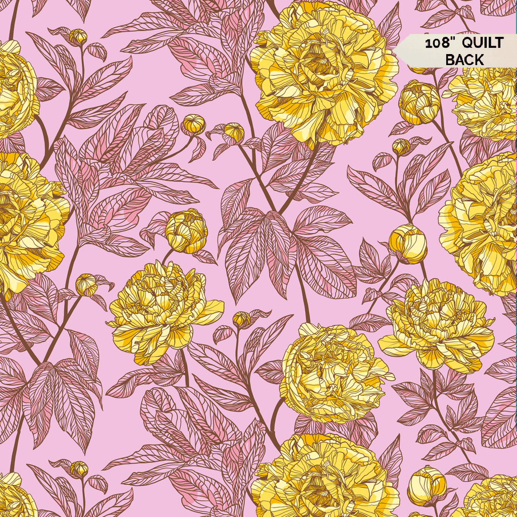 (Wide Back) Jade Peony // Indelible by Anna Maria Textiles (1/4 Yard ...