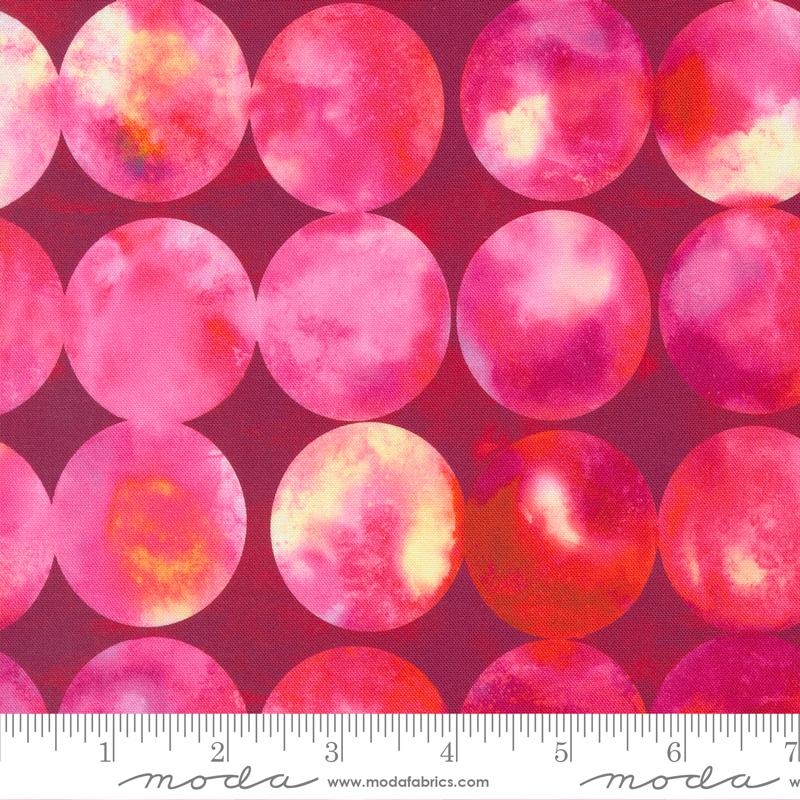 Big Dots in GARNET // Gradients Auras by Moda (1/4 yard) - Emmaline ...