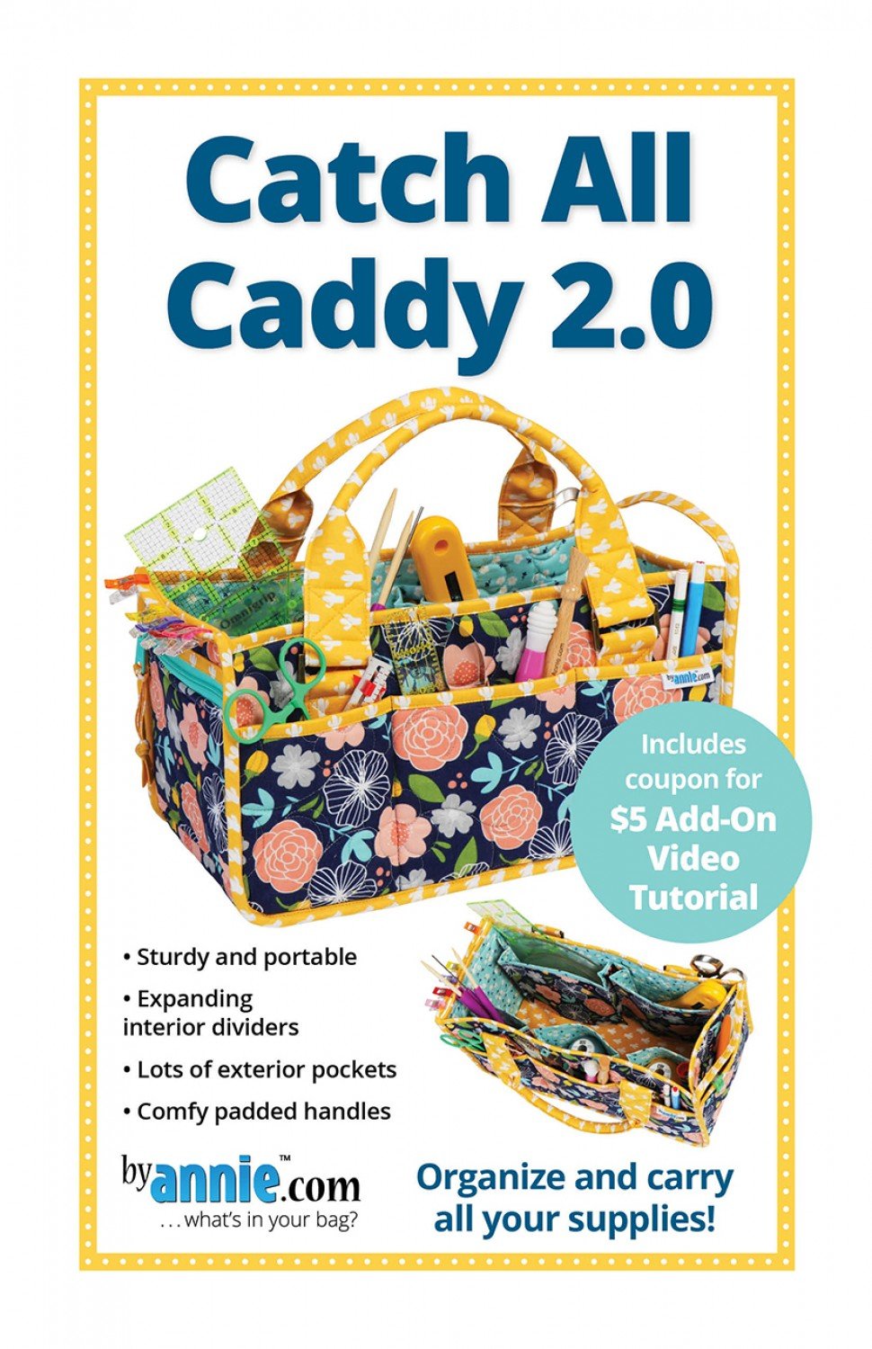 Catch All Caddy 2.0 - from By Annie (Printed Paper Pattern) - Emmaline ...