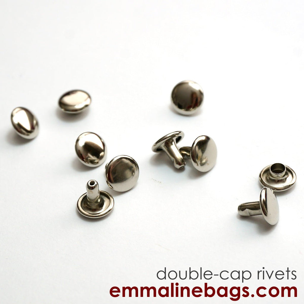 Double Cap RIVETS - Emmaline Bags Inc.