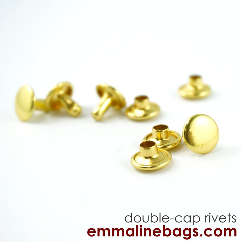 Double Cap RIVETS - Emmaline Bags Inc.