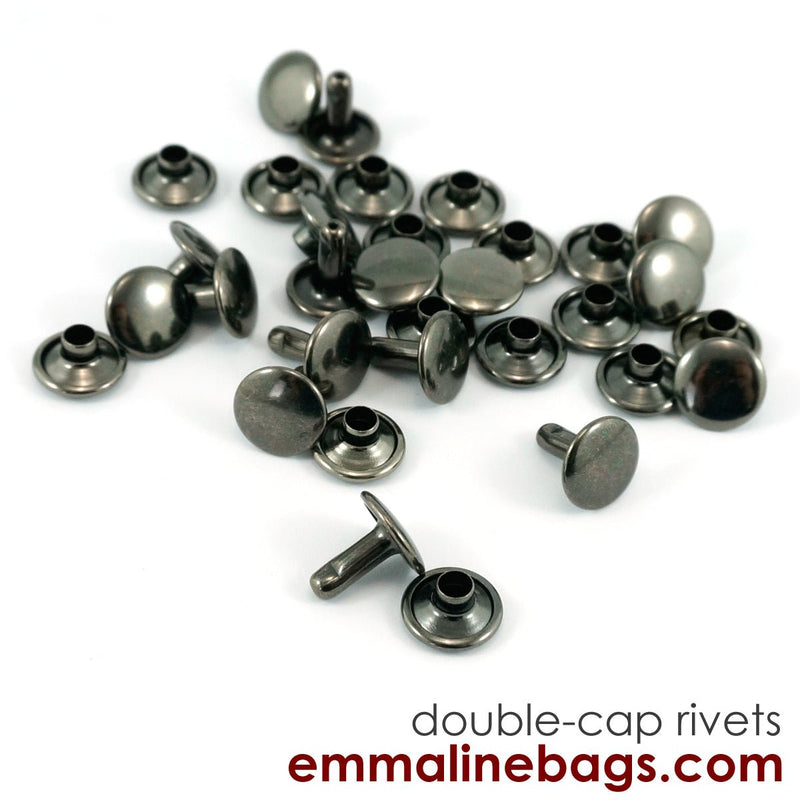 Double Cap RIVETS - Emmaline Bags Inc.