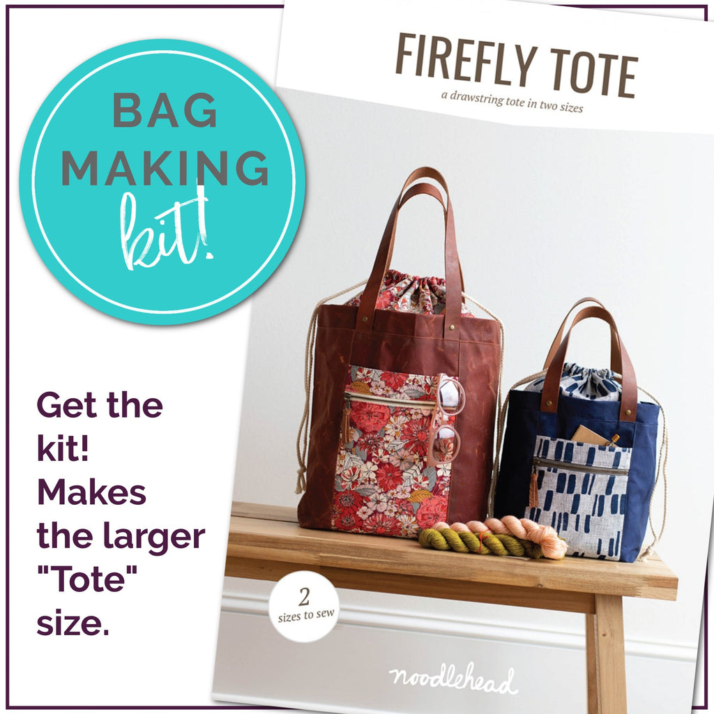 Firefly Tote - Complete Bag Making Kit - Emmaline Bags Inc.