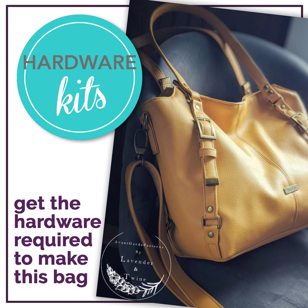 Hardware Kit - The Moonwake Handbag by Lavender & Twine - Emmaline Bags ...