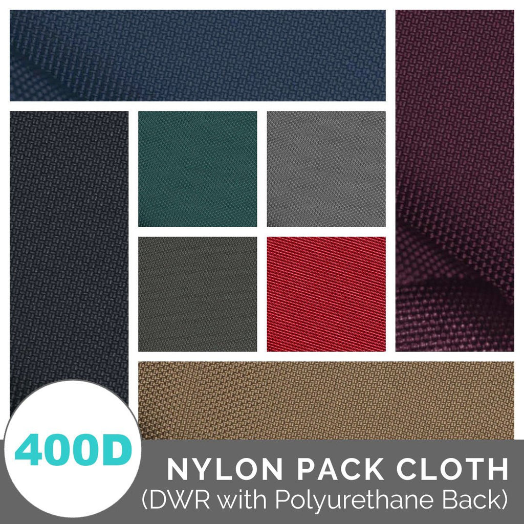 Nylon Pack Cloth (400 Denier) DWR, Urethane Coated - Emmaline Bags Inc.