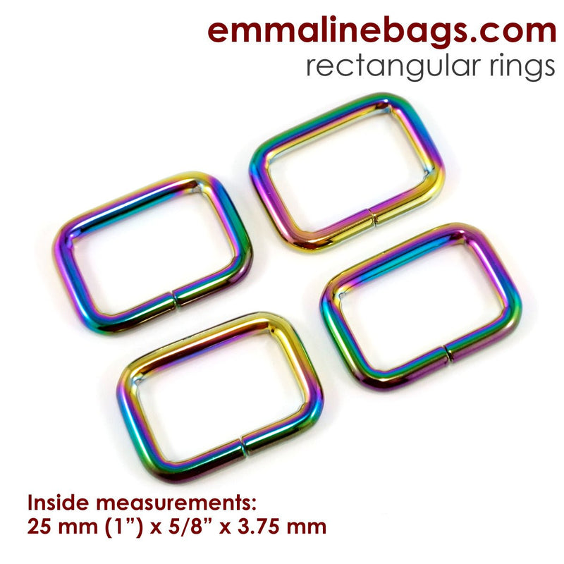 Rectangular Rings: (4 Pack) - Emmaline Bags Inc.