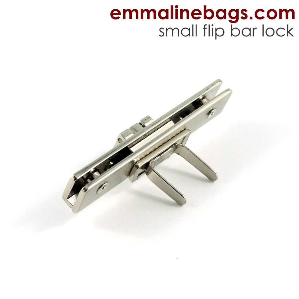 Small Bar Lock with Flip Closure - Emmaline Bags Inc.