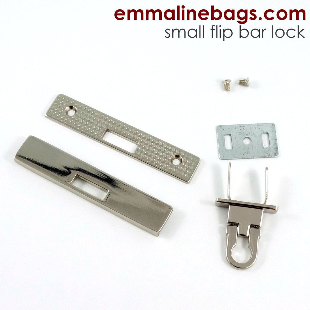 Small Bar Lock with Flip Closure - Emmaline Bags Inc.