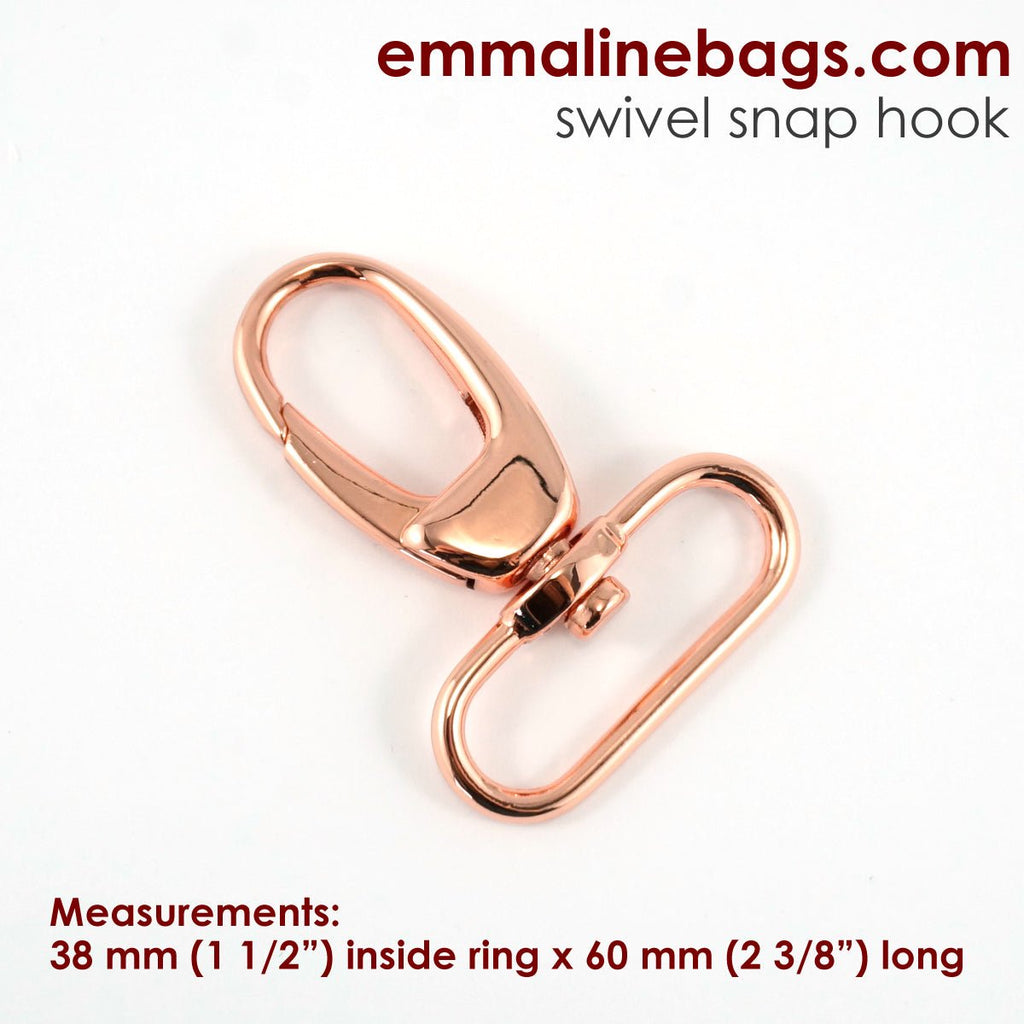 Swivel Snap Hook: Designer Profile (2 Pack) - Emmaline Bags Inc.
