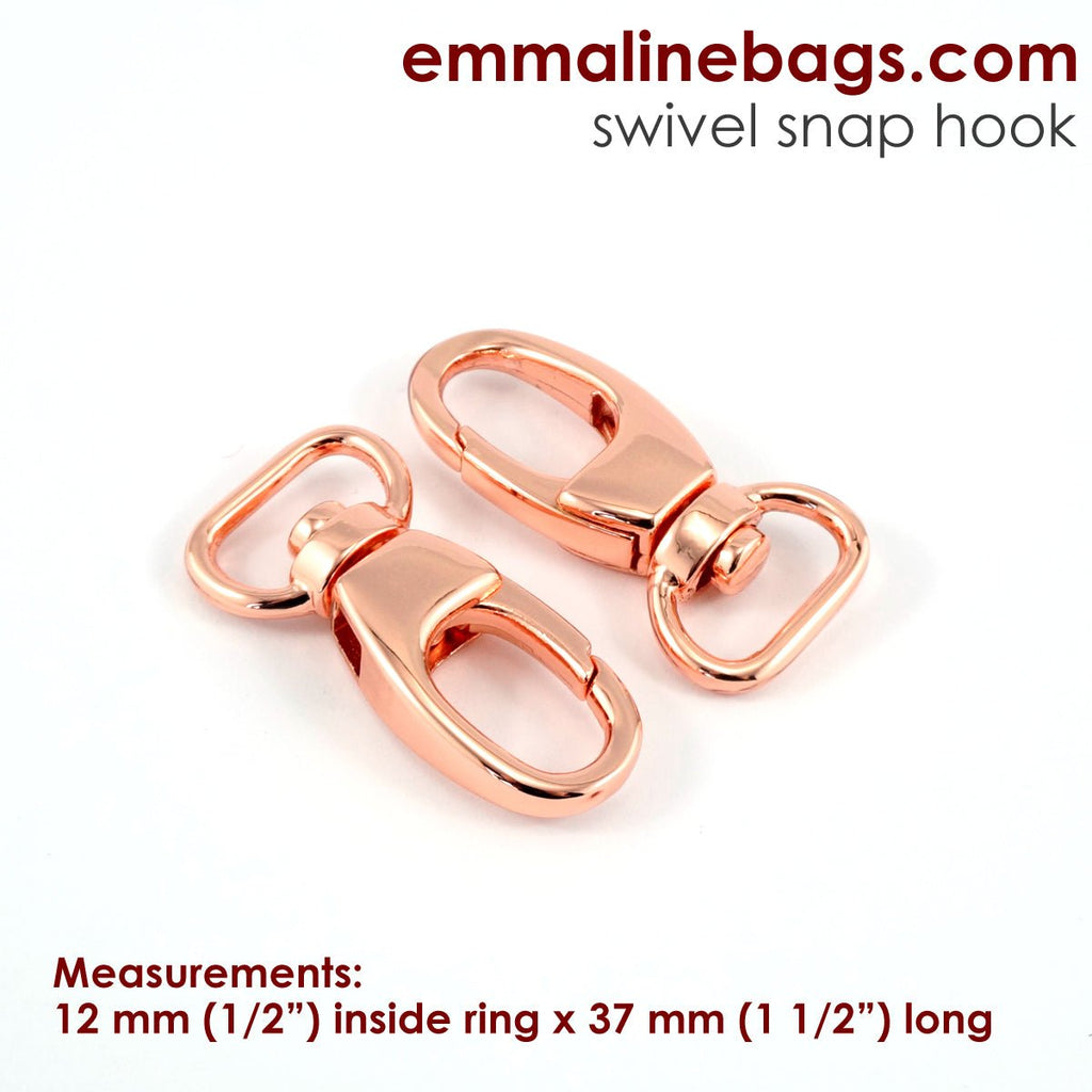 Swivel Snap Hook: Designer Profile (2 Pack) - Emmaline Bags Inc.