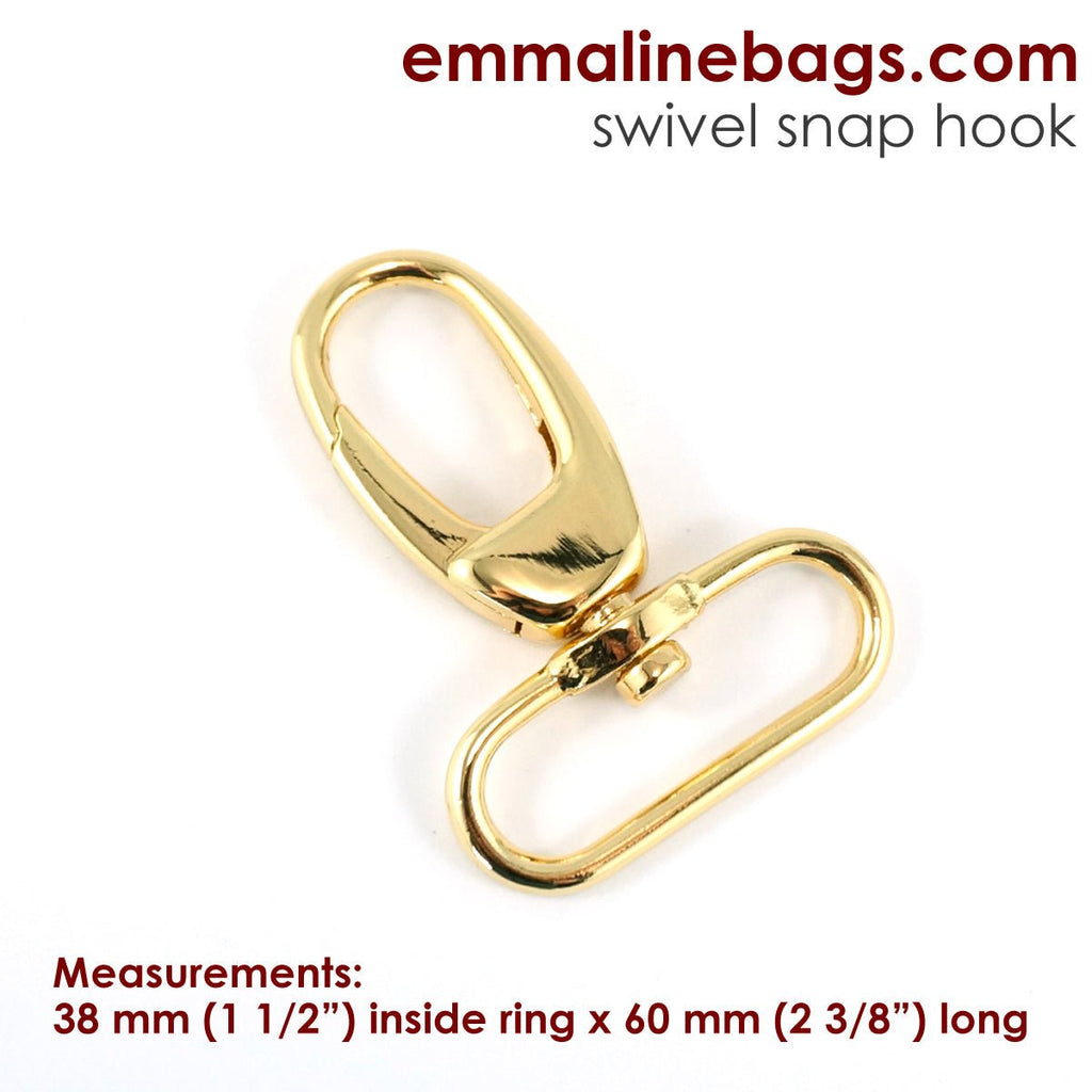 Swivel Snap Hook: Designer Profile (2 Pack) - Emmaline Bags Inc.