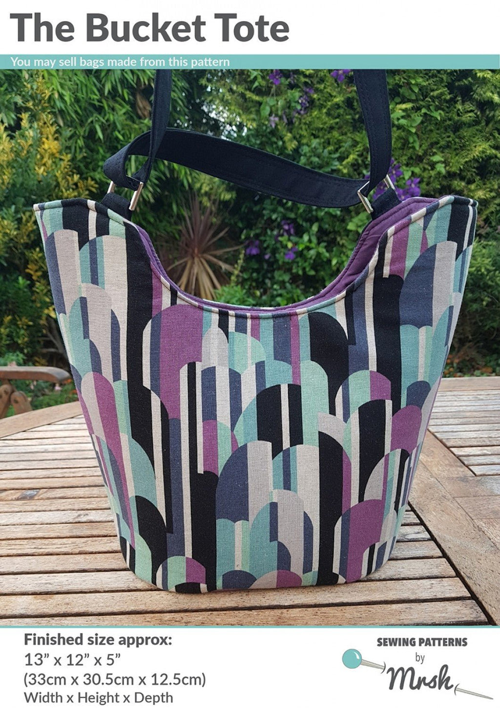 The Bucket Tote by Sewing Patterns by Mrs H (Printed Paper Pattern ...