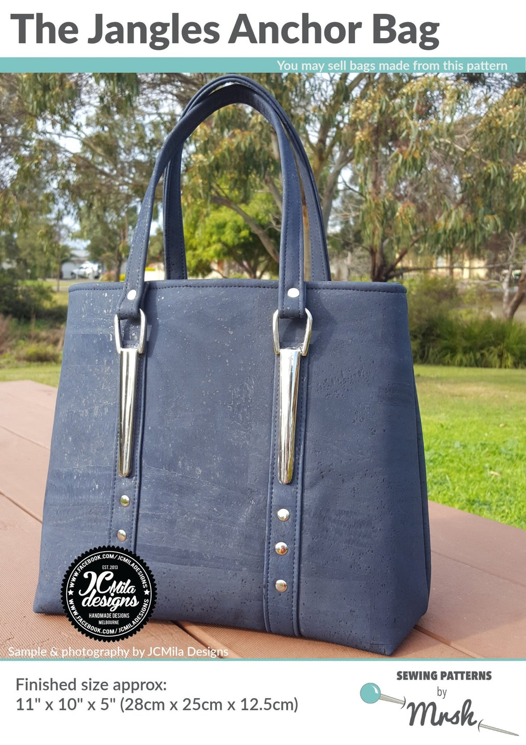 The Jangles Anchor Bag by Sewing Patterns by Mrs H (Printed Paper ...