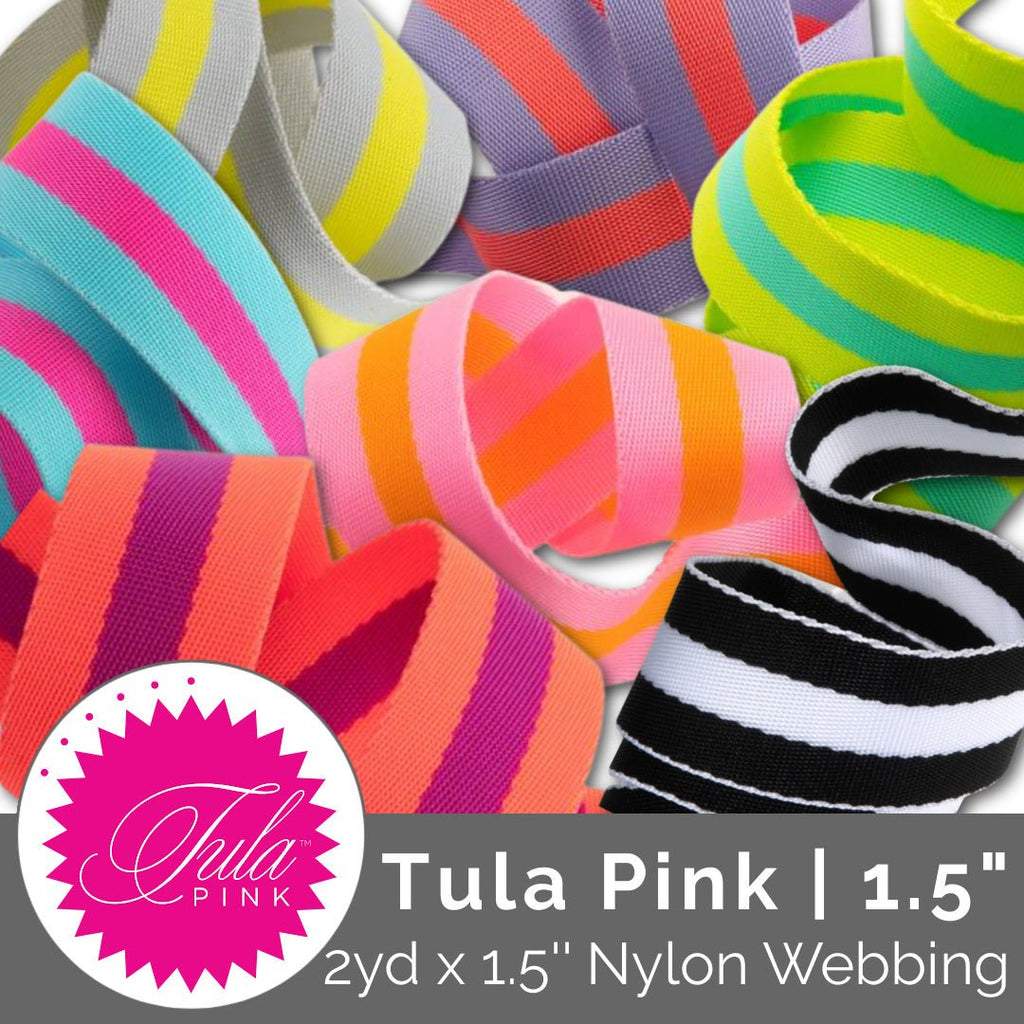Tula Pink | Striped Nylon Webbing 1.5" (38mm) Wide (2 Yards) - Emmaline ...