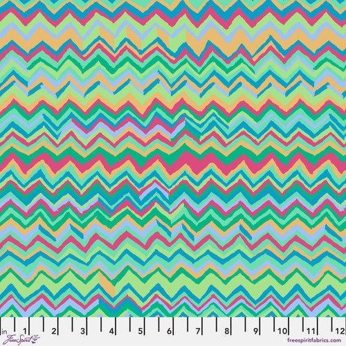 Zig Zag// Kaffe Fassett Stash for FreeSpirit - (1/4 yard) - Emmaline Bags Inc.
